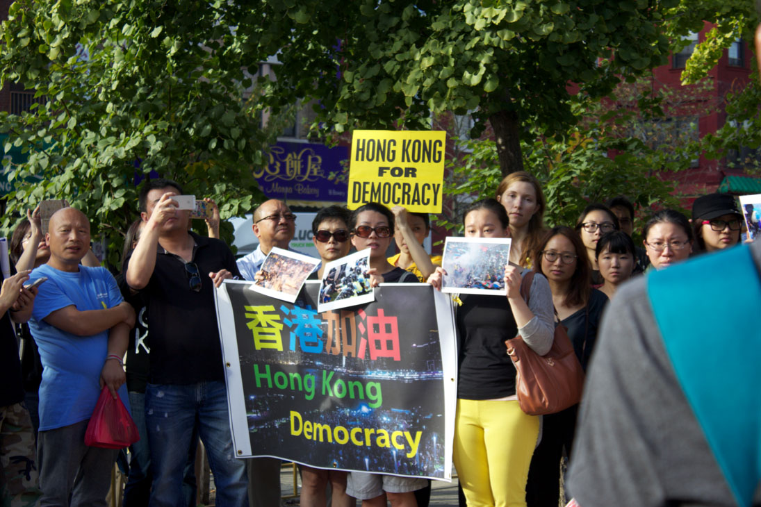 NYC protest shows solidarity with Hong Kong pro-democracy movement ...