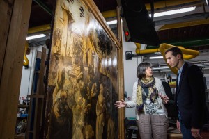 Photos: Inside the Florence lab saving priceless works of art | PBS News