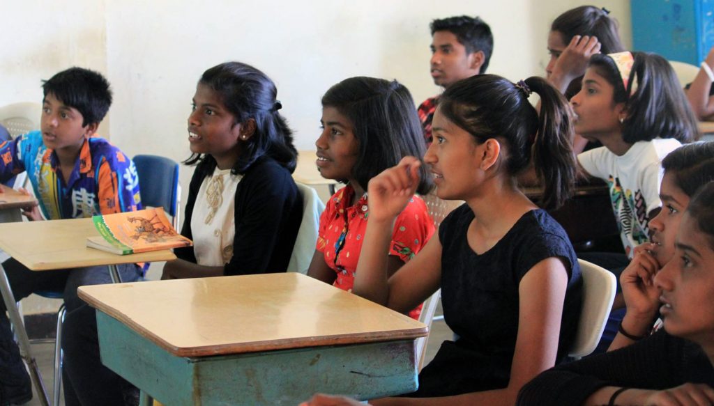 At a school for poor children in India, price of attendance is paying ...