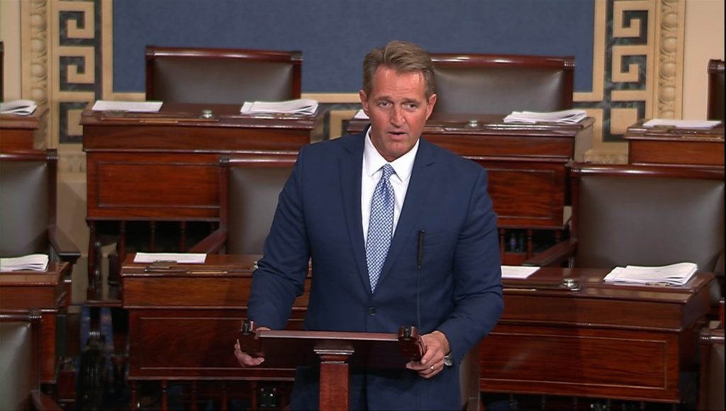 WATCH: Sen. Flake calls Trump's attacks on media 'shameful,' recall ...