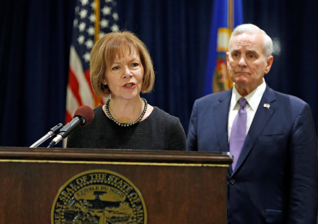 News Wrap: Minnesota’s Tina Smith tapped to fill Franken’s Senate seat ...