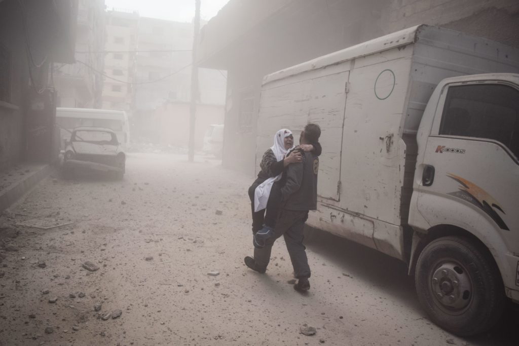 Relentless Assad bombing campaign turns this Syrian suburb into ‘hell ...