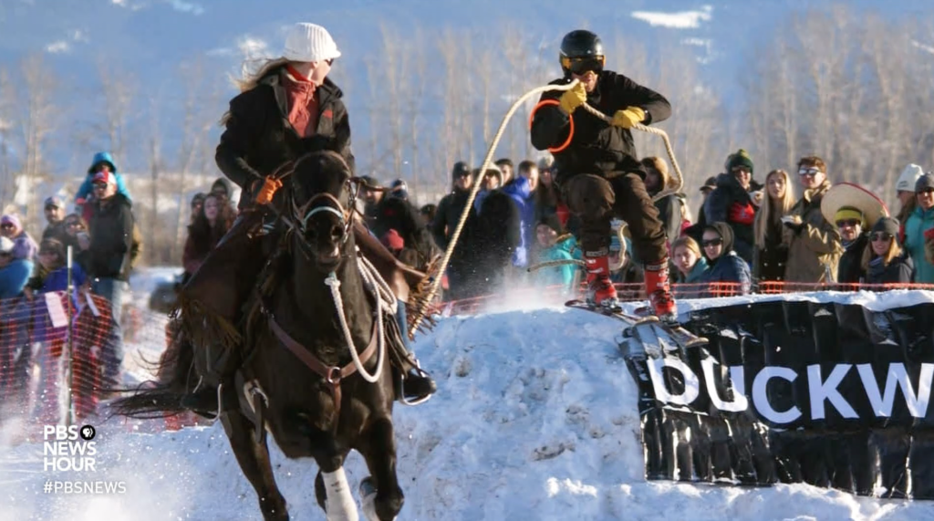The ski jump and the rodeo combine for this extreme sport | PBS NewsHour