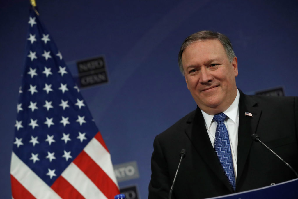 WATCH: Mike Pompeo is sworn in as Secretary of State | PBS NewsHour