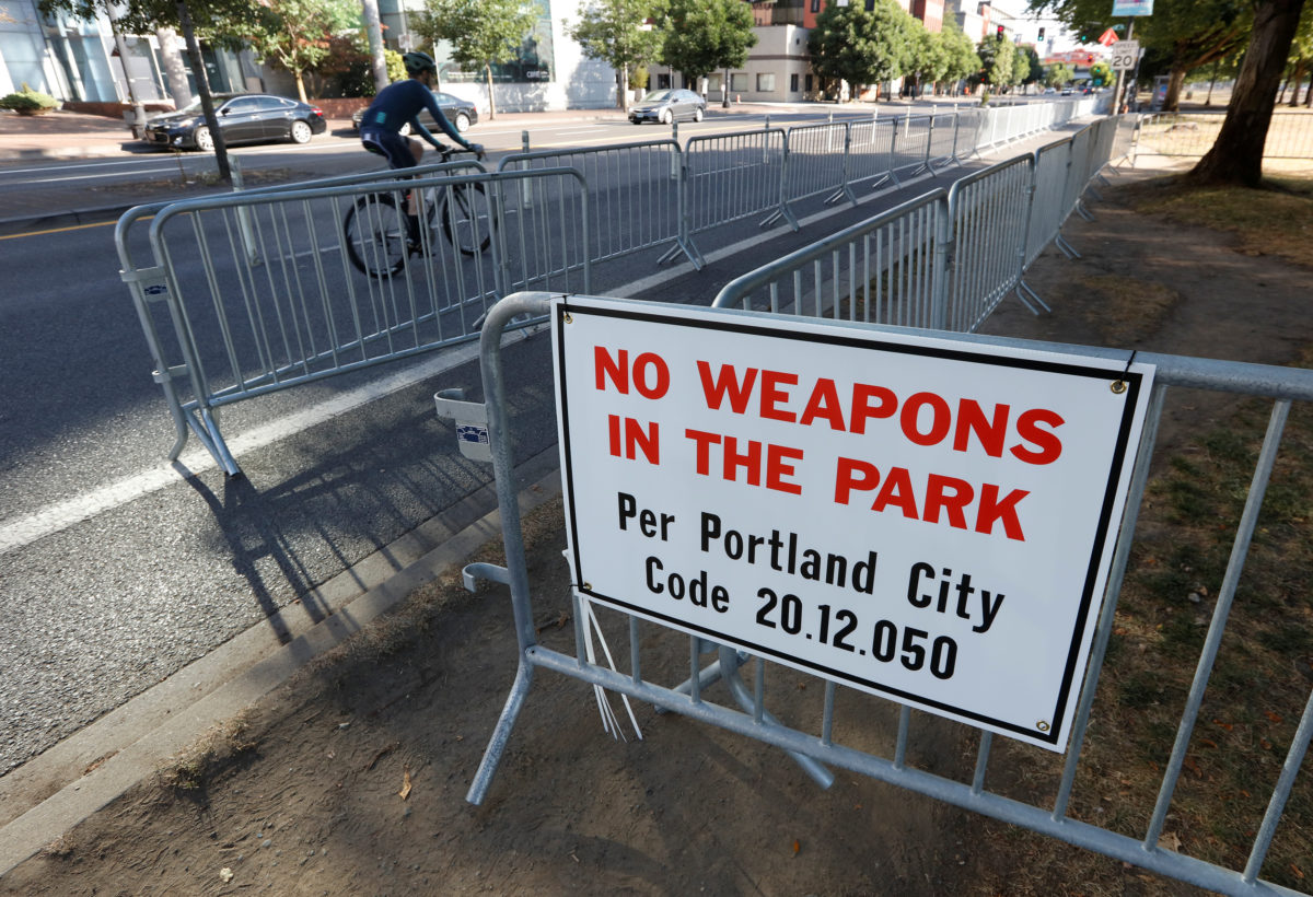 Right-wing rally, counter-protesters face off in Portland | PBS News ...
