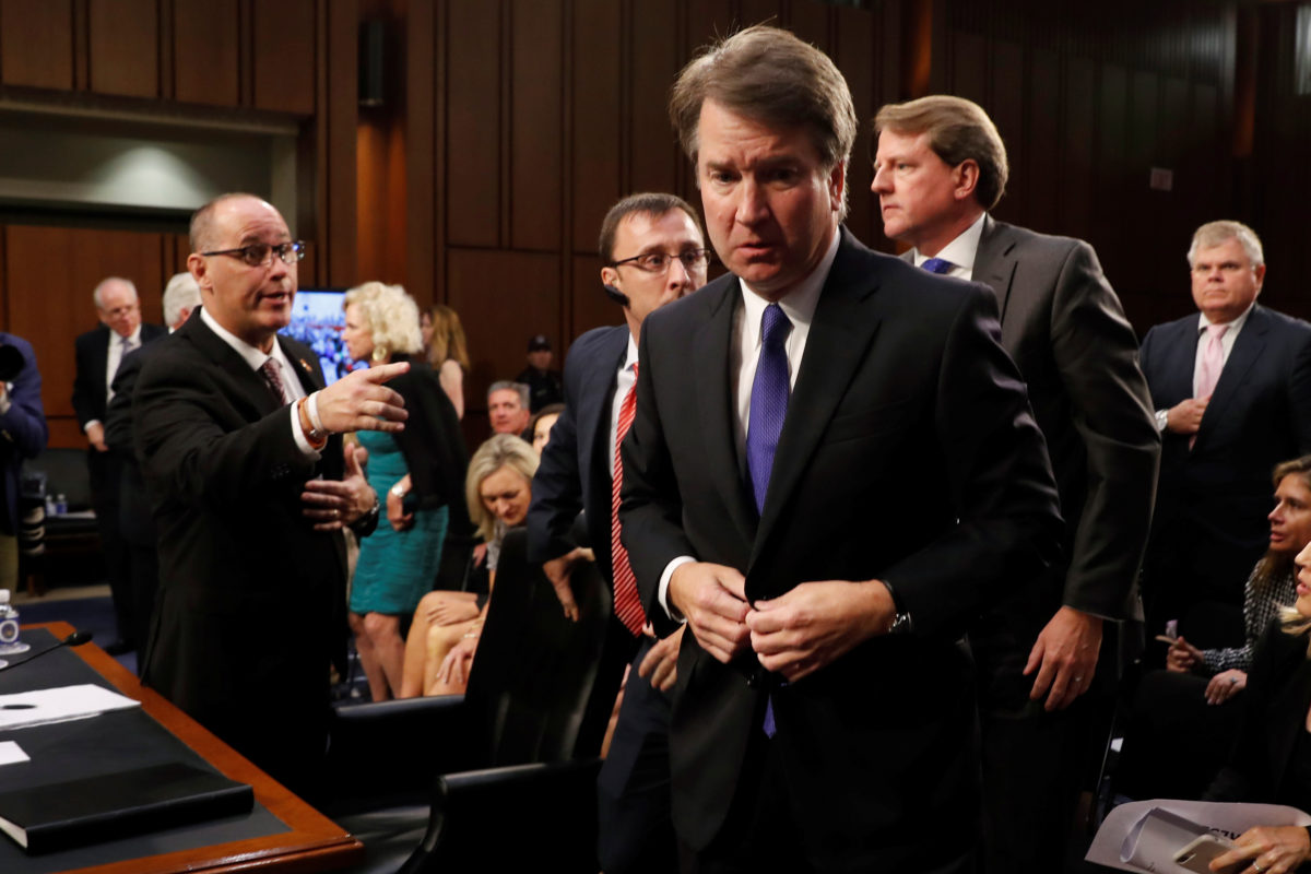 Parkland victim’s father approaches Kavanaugh during confirmation ...