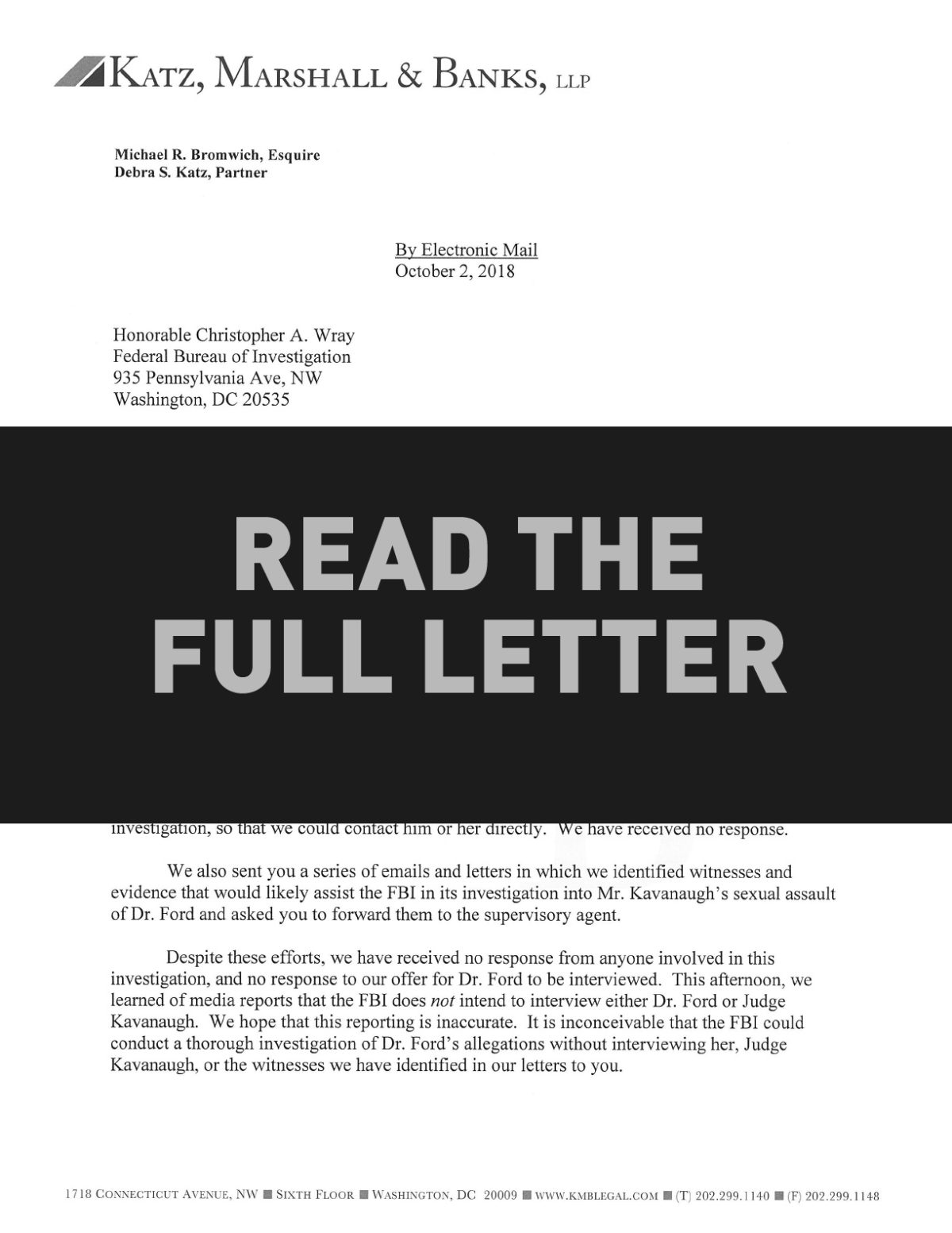 ‘We have received no response’: Read the full letter from Christine ...