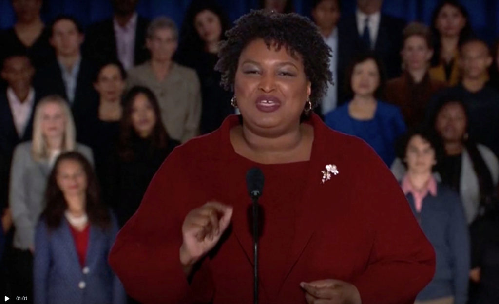 WATCH: Stacey Abrams implores Americans to ‘call racism what it is ...