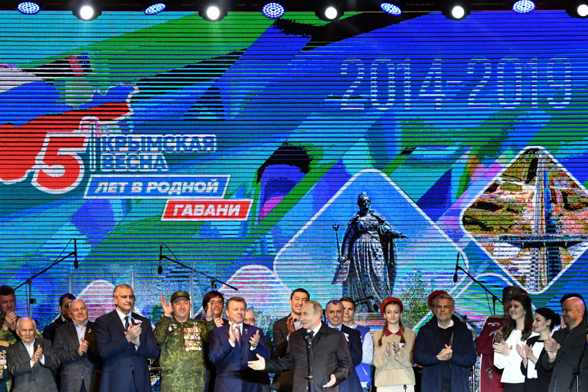 Putin marks 5th anniversary of Russia’s annexation of Crimea | PBS News