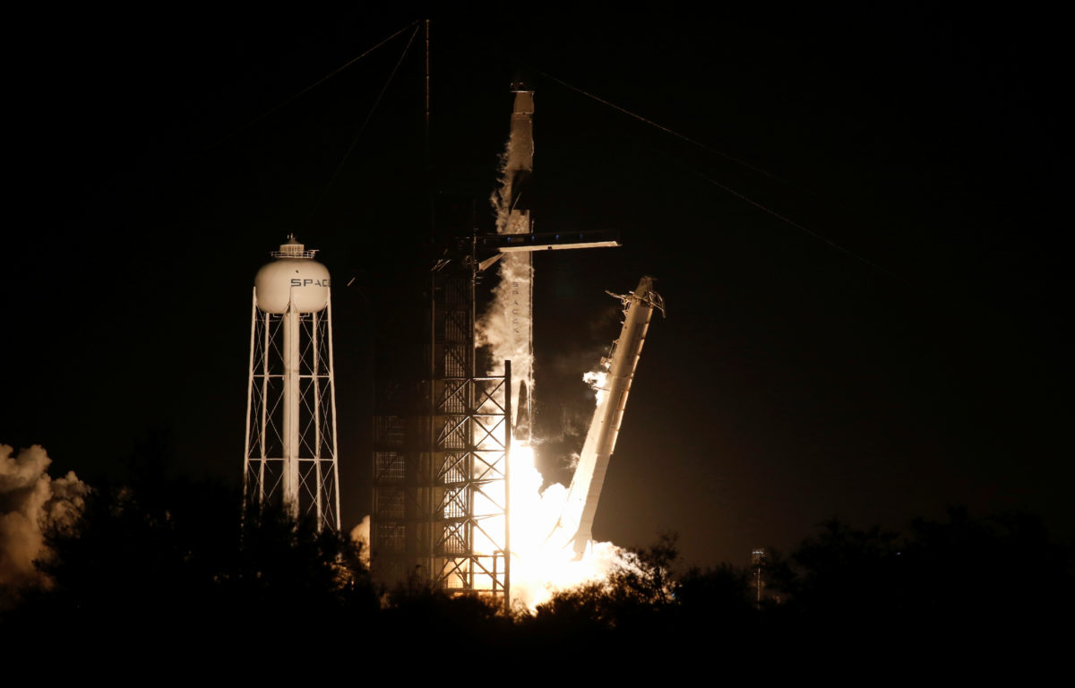America’s newest crew capsule rockets toward space station | PBS ...