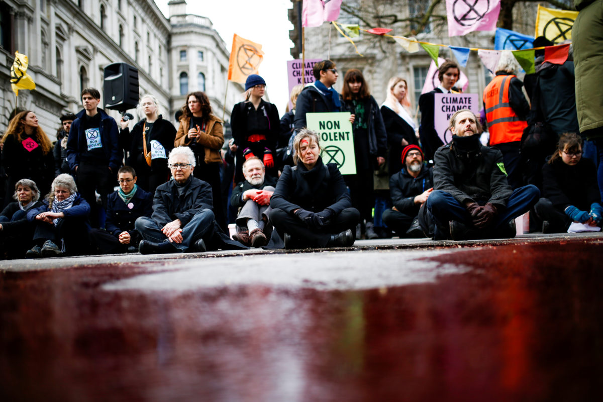 Climate protesters arrested for stripping down during Brexit debate in ...