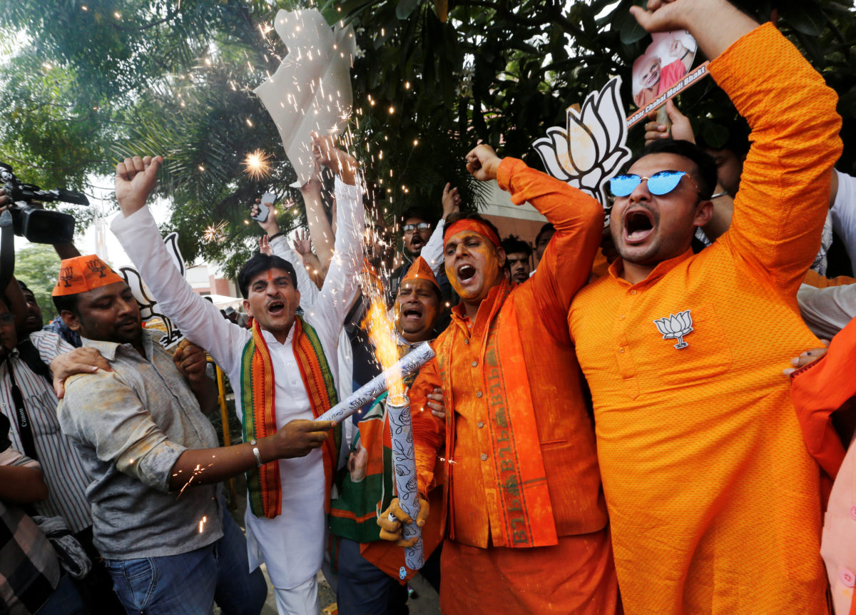 India’s ruling party claims victory with substantial lead in votes ...
