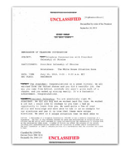 Read the full White House notes describing Trump’s call with Ukraine’s ...