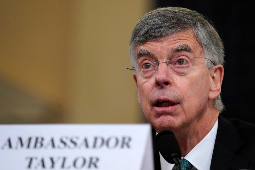 WATCH: Bill Taylor says staffer heard Trump ask about ‘the ...