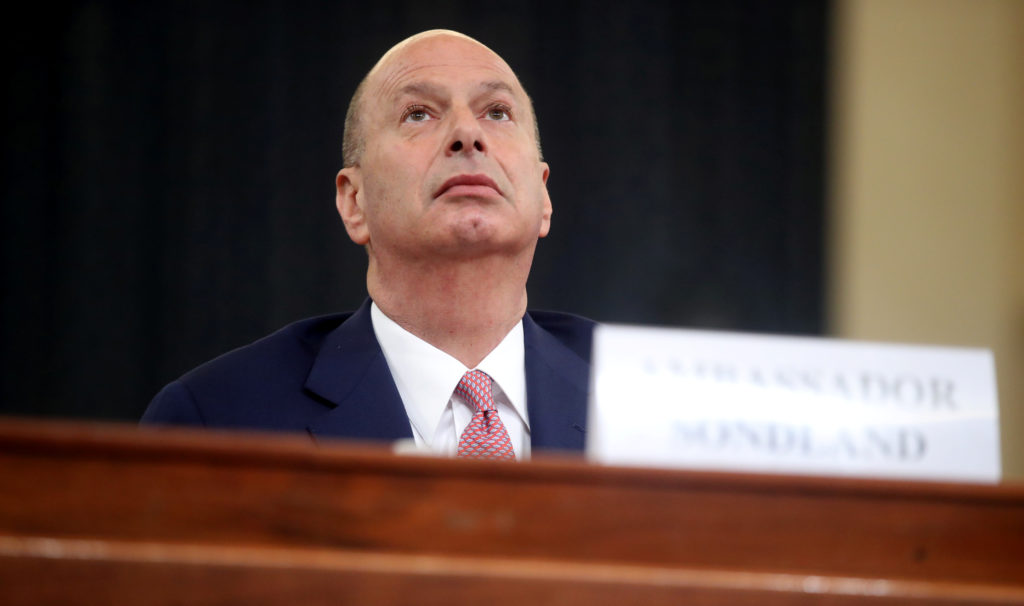 WATCH: Sondland says Pence knew about concerns over the hold on ...