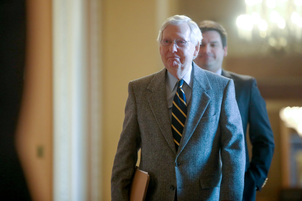 WATCH: Senate leaders kick off 2020 with impeachment divide | PBS NewsHour