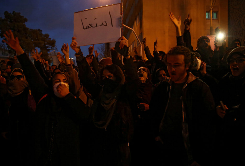 Iranians take to the streets to protest government after it admits ...