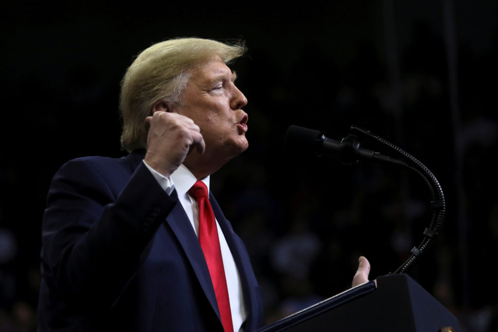 WATCH: Trump holds New Hampshire rally on primary eve | PBS News