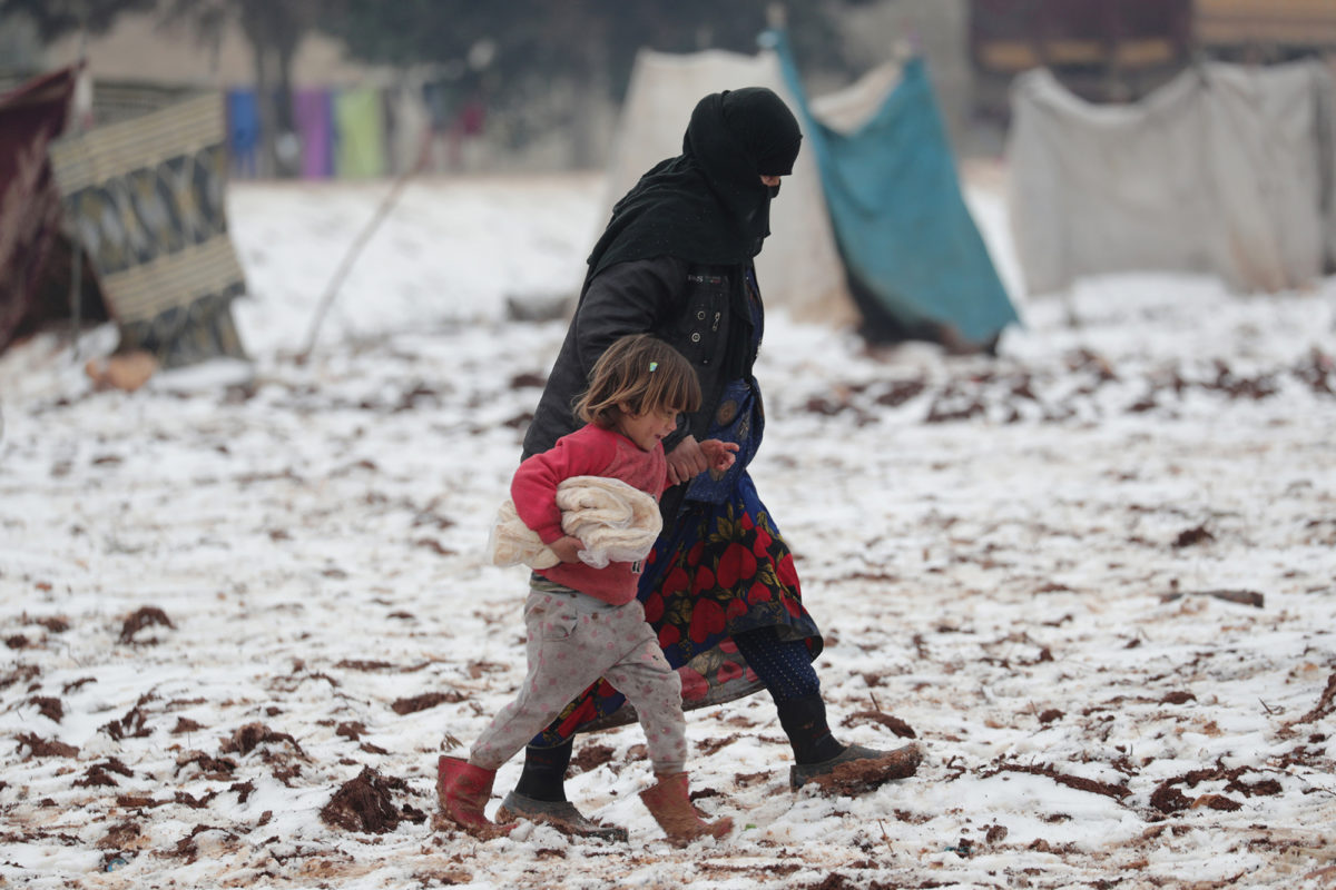 Freezing temperatures in Syria’s Idlib province compounds crisis | PBS News