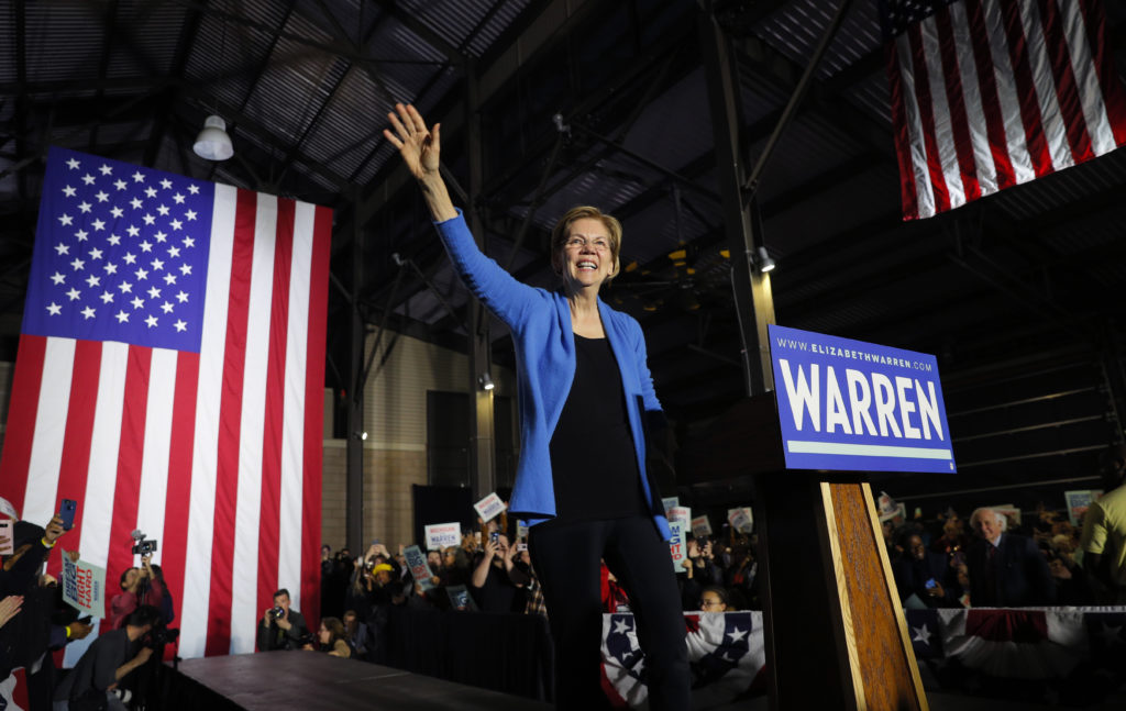 WATCH: Warren tells supporters ‘I am in this fight’ | PBS NewsHour