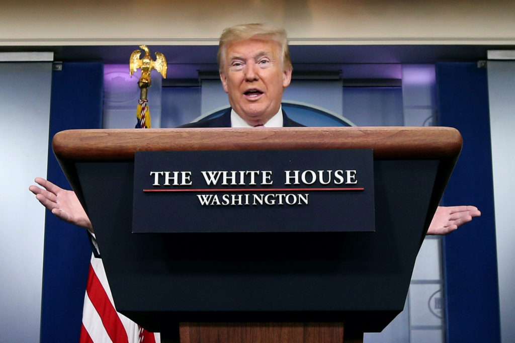 At White House briefing, Trump ‘defensive’ over administration’s ...
