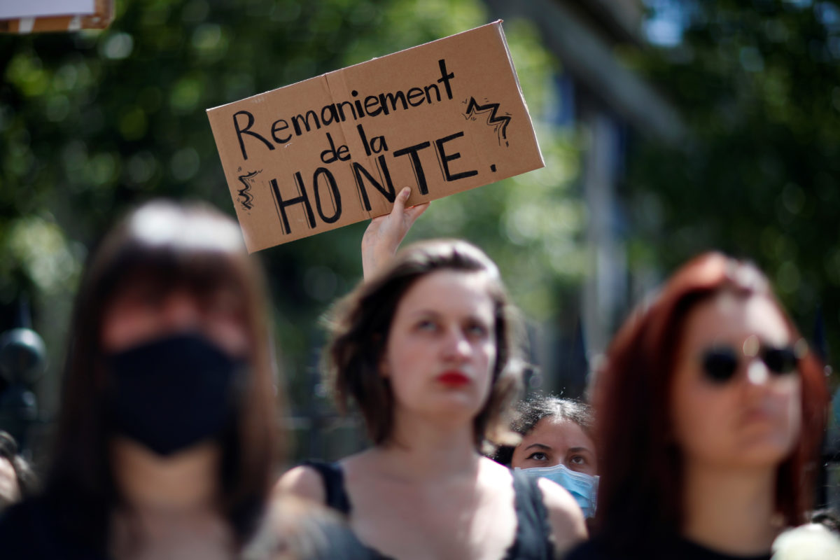 French women’s rights groups protest Macron’s minister appointments ...