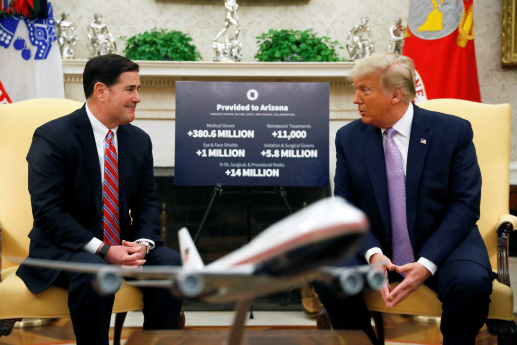 WATCH: Trump lauds Arizona as success of virus ’embers’ strategy | PBS ...