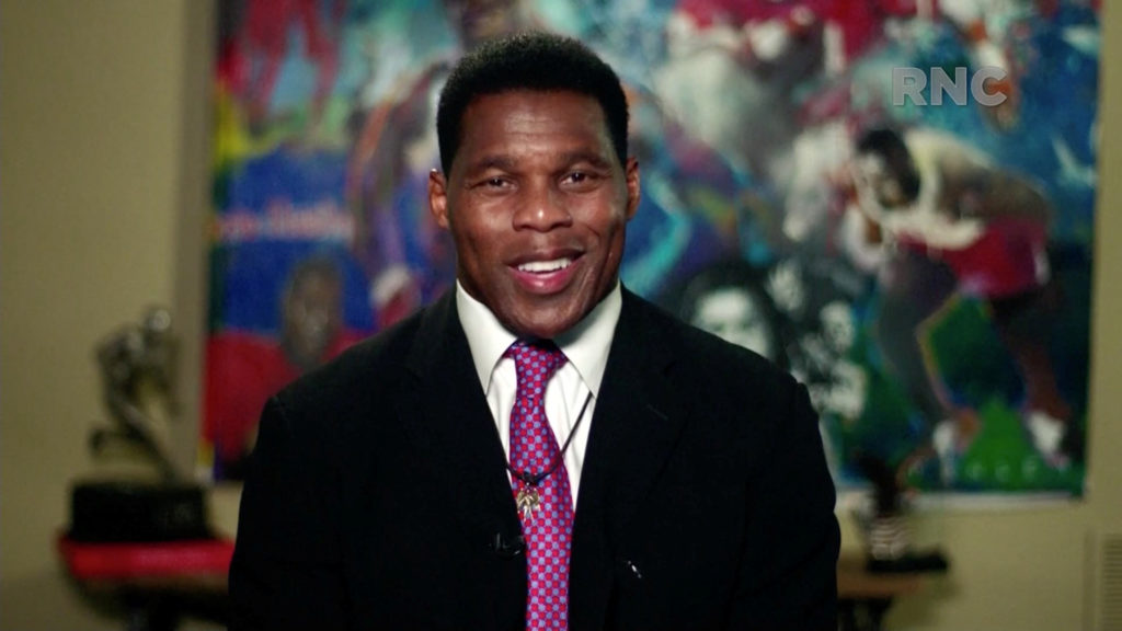 WATCH: Former NFL player tout support for Trump | PBS News
