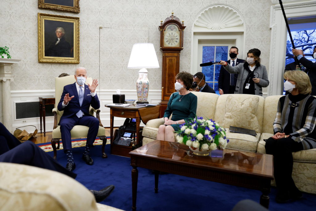 Biden looks to ramp up pandemic relief as Republicans press for smaller ...