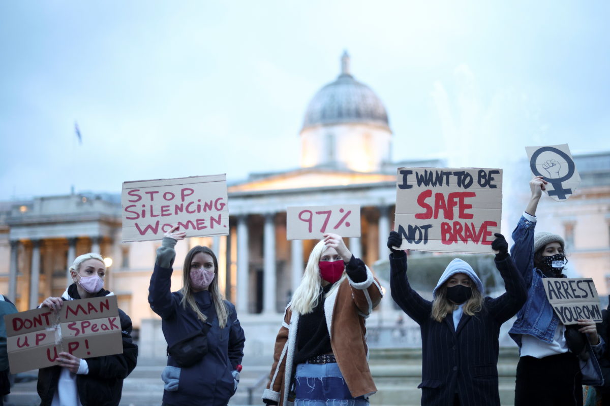London police under pressure over clashes at women’s protest | PBS News ...