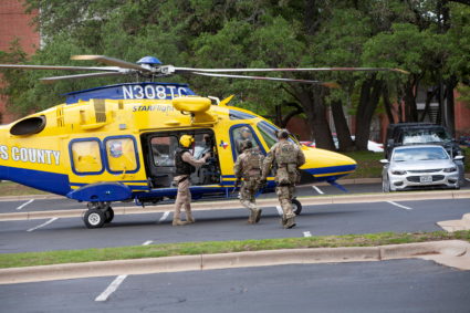 Police: Suspect on the run in fatal shooting of 3 in Texas | PBS News ...