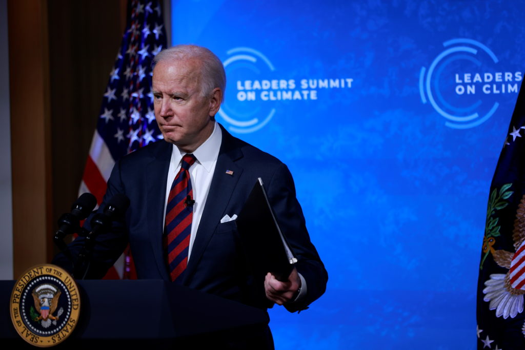 WATCH: Biden opens global summit with ambitious new U.S. climate pledge ...