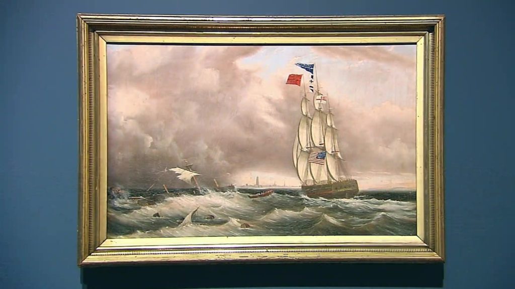 This art exhibition explores American identity and life by the sea ...