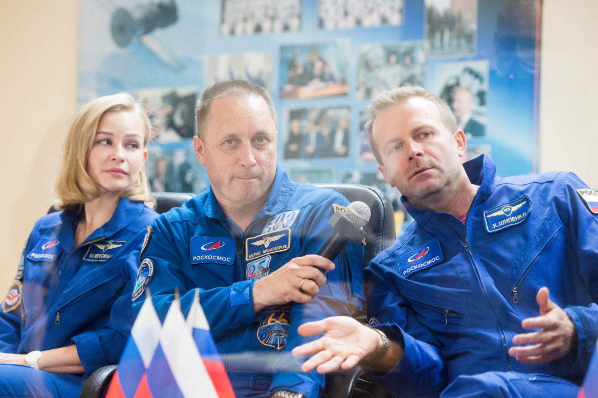 Russia film crew set to blast off to make 1st movie in space | PBS NewsHour