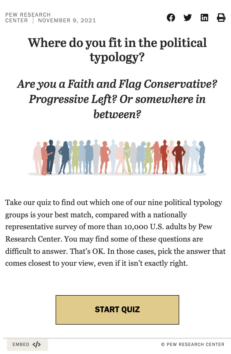 Where do you fit? Take the Pew Political Party Quiz | PBS News