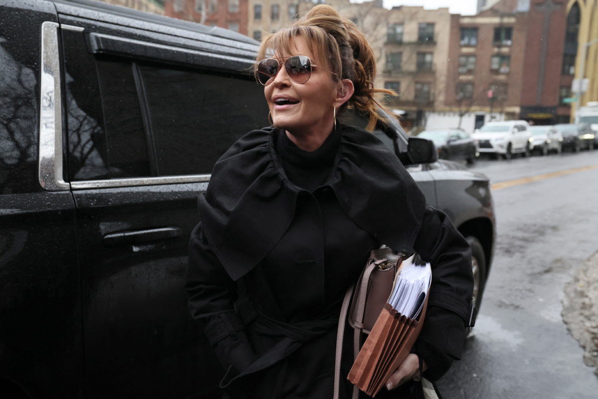 Palin resumes court battle with New York Times after COVID pause | PBS ...
