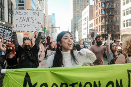 Abortion rights protesters rally in cities around U.S. | PBS News