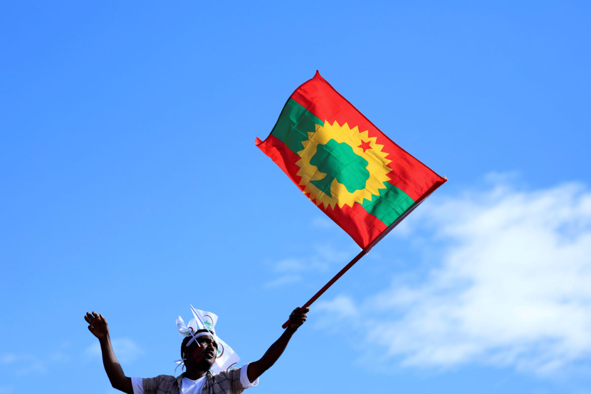 Oromo Liberation Front flag spotted in the wild : r/vexillology
