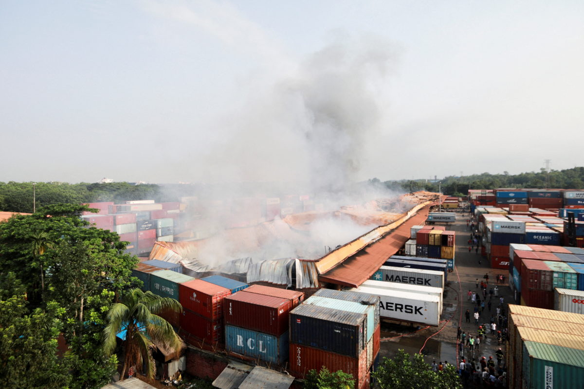 At least 49 killed in massive fire at Bangladesh cargo depot | PBS News