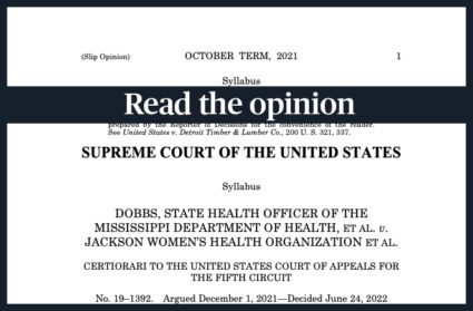 Read the Supreme Court's full opinion overturning Roe v. Wade | PBS News