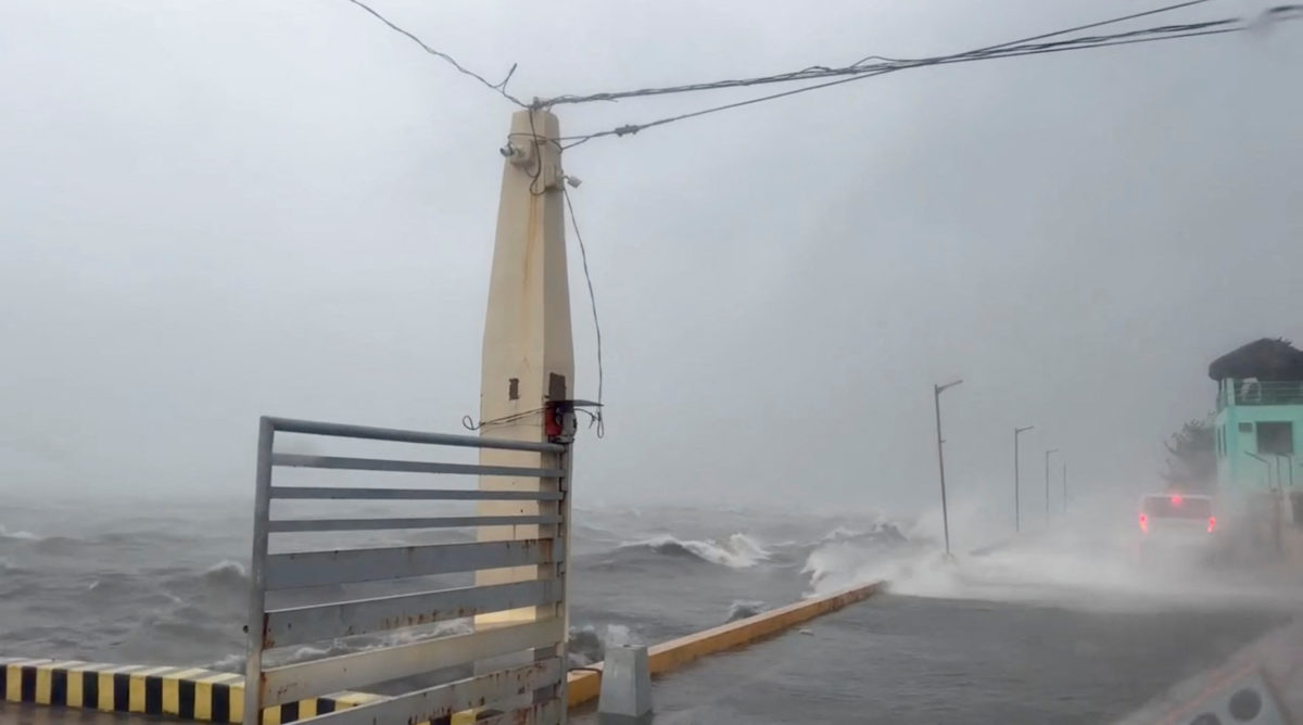 Super typhoon strikes Philippines with ferocious winds, forcing ...