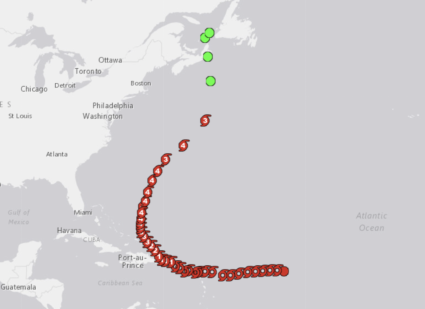 MAP: Tracking the path of Hurricane Fiona | PBS News