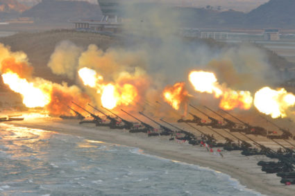 North Korea fires artillery shells near border with South Korea | PBS News