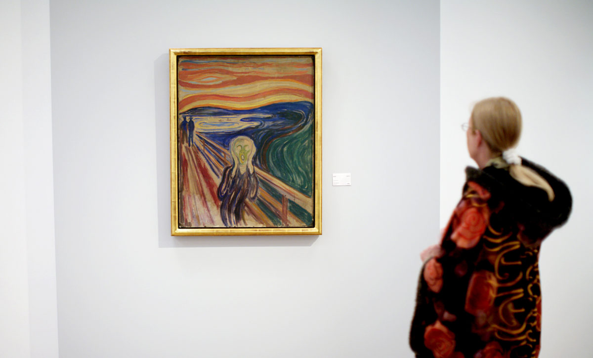 Climate activists try to glue themselves to famed painting ‘The Scream ...