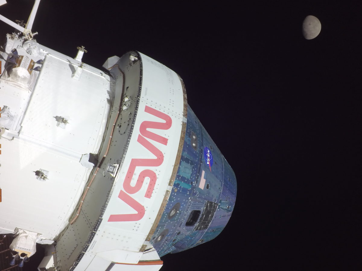 NASA’s Orion capsule flies over Apollo landing sites, heads home | PBS News