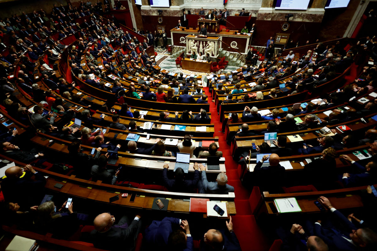 French lawmakers debate controversial pension bill as protests continue ...