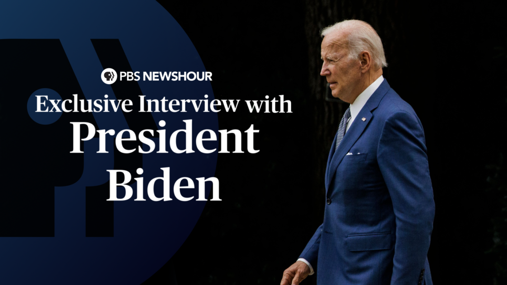 A PBS NewsHour Exclusive: Judy Woodruff to Interview President Joe ...