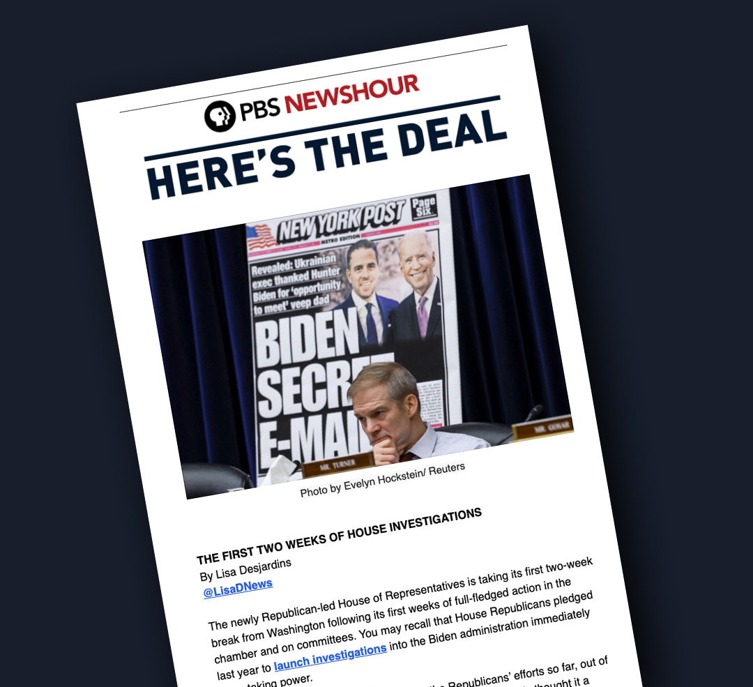 Here's the Deal politics newsletter | PBS News