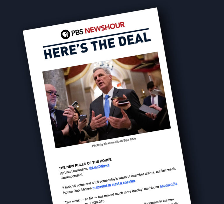Here's the Deal politics newsletter | PBS News