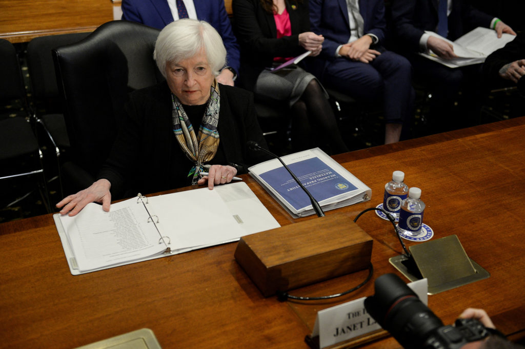 WATCH: Treasury Secretary Yellen tells Senate panel that banking system ...